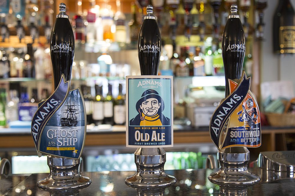 Adnams Ghostship Old Bitter pumps - Norwich Inns